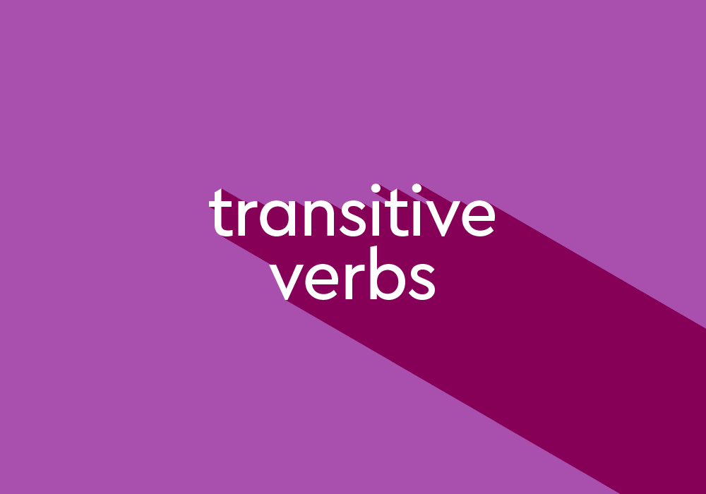 What Is A Transitive Verb Thesaurus
