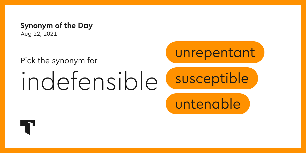 Untenable Definition And Synonyms Defitioni Definition Of Untenable In