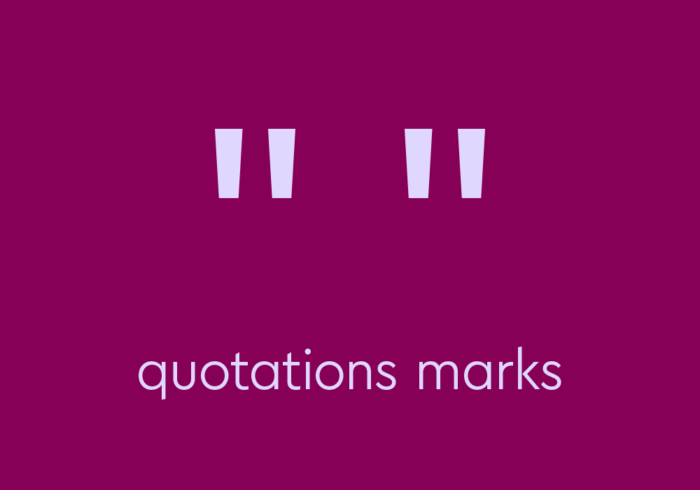 What Is A Quotation Mark And How Do You Use It Thesaurus