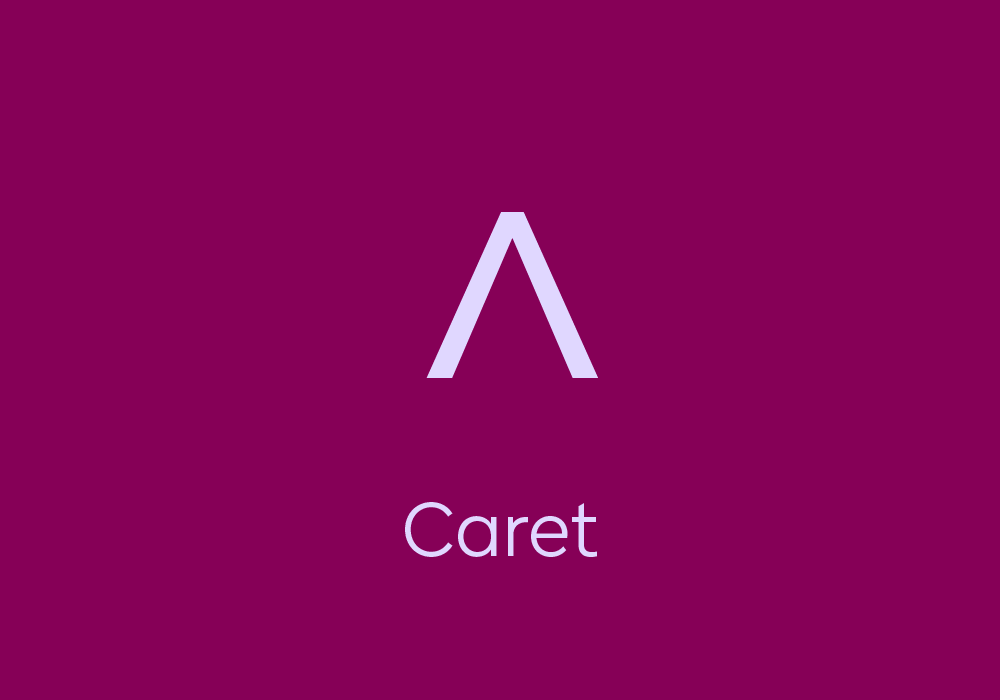What Is A Caret How Do You Use It Thesaurus